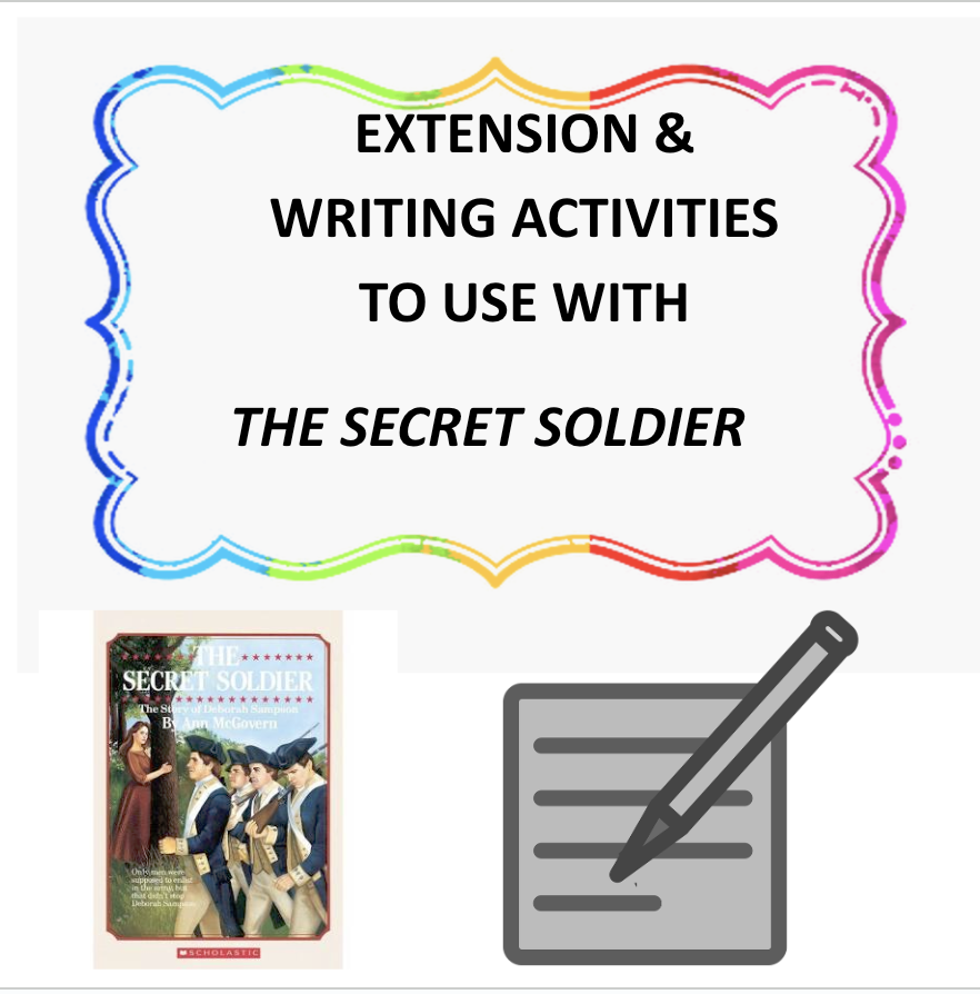 SECRET SOLDIER By Ann McGovern: READING COMPREHENSION & ACTIVITIES UNIT ...