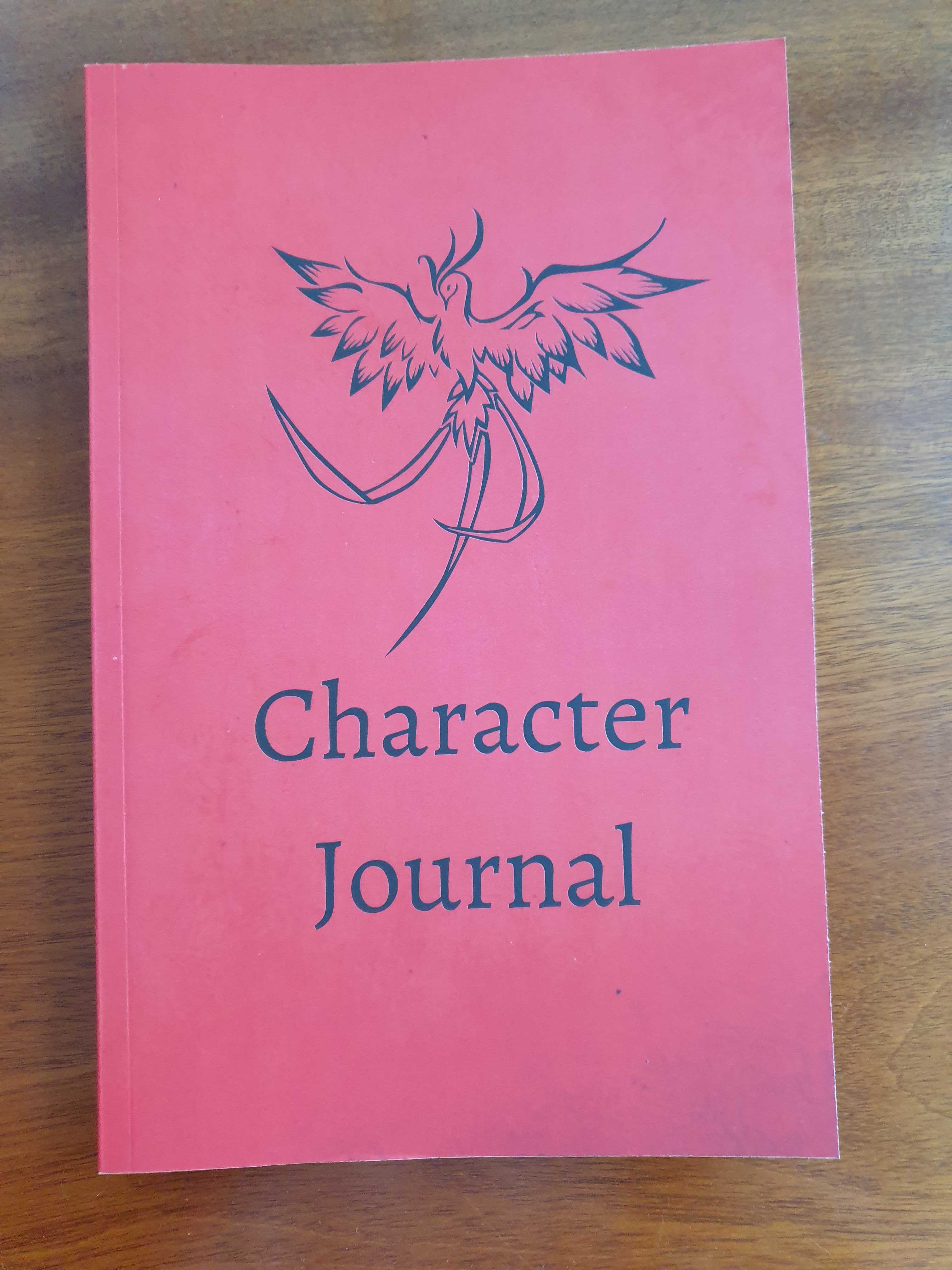 Character journal for tabletop gaming - red phoenix - Payhip