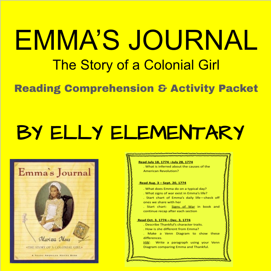 EMMA'S JOURNAL: THE STORY OF A COLONIAL GIRL READING LESSONS - Payhip