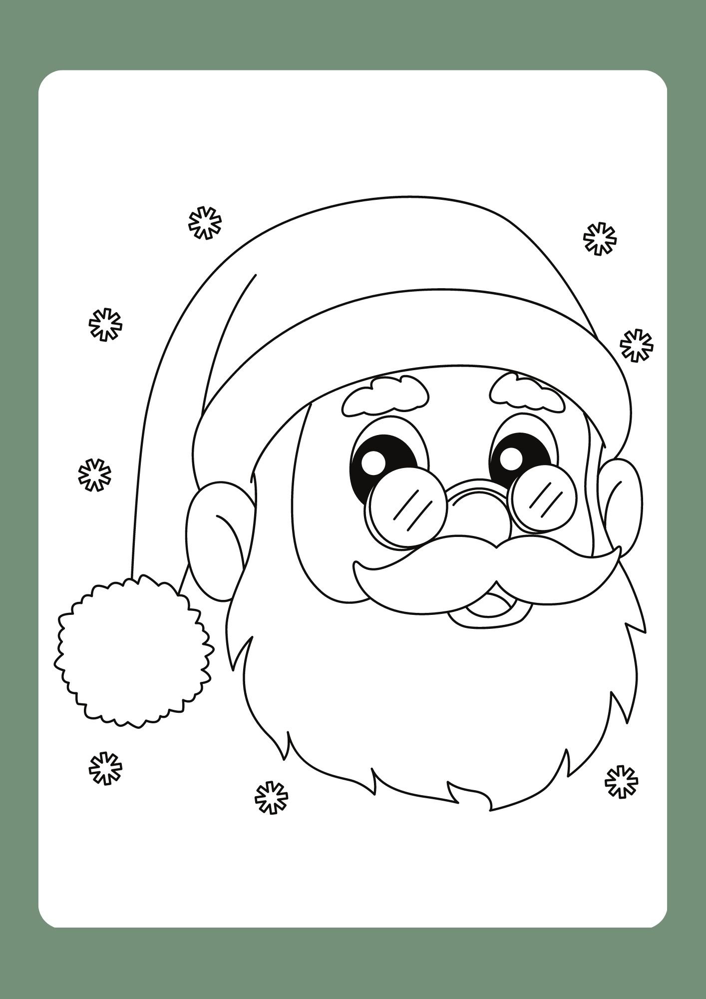 Kids Christmas Colouring Pages, Christmas Coloring Sheets - Santa ...