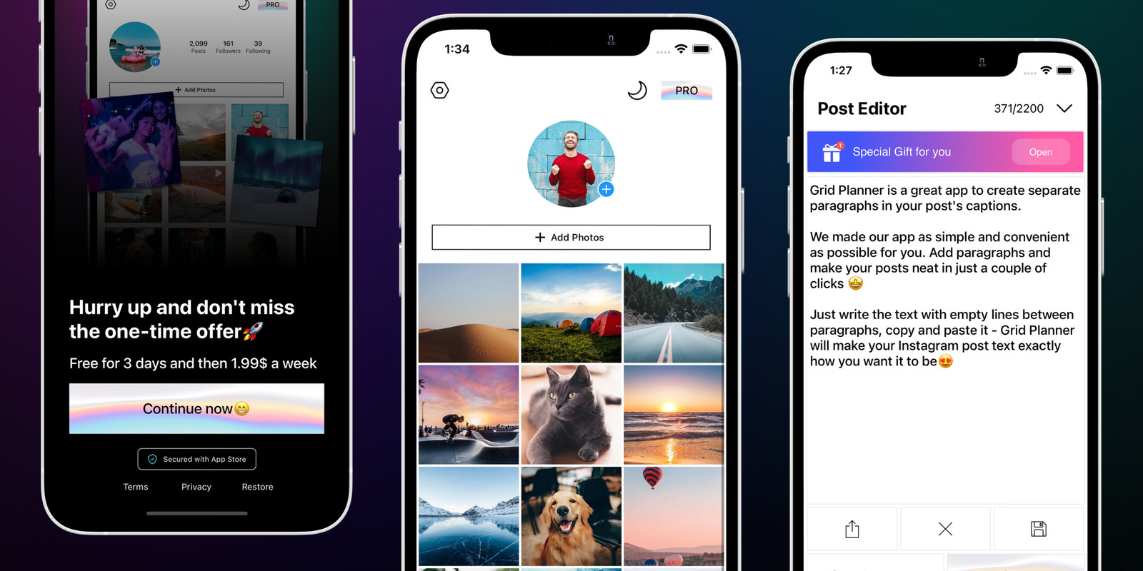 Grid Planner - iOS App - Payhip