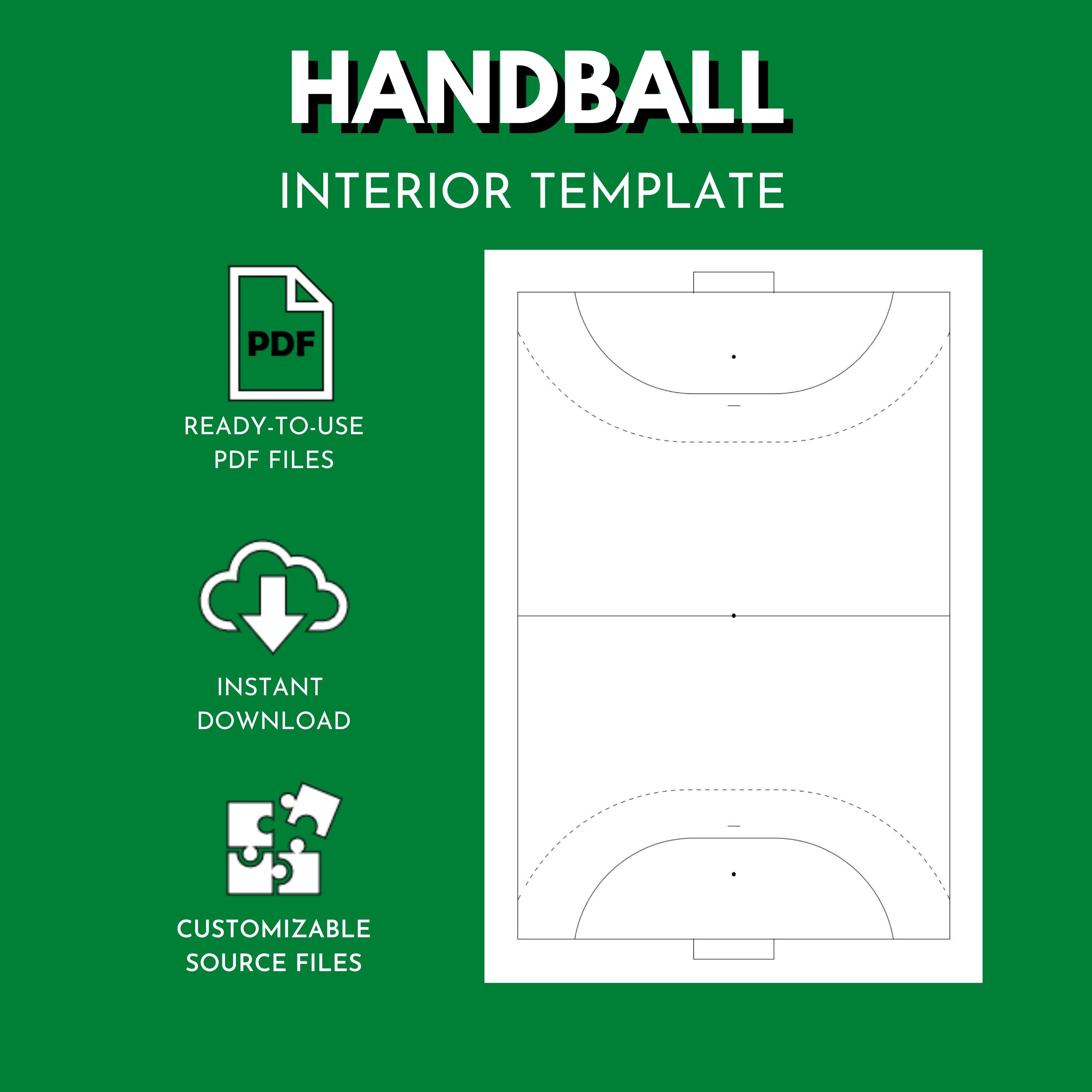 Handball Playbook Amazon KDP Interior Template for Low-Content Book ...
