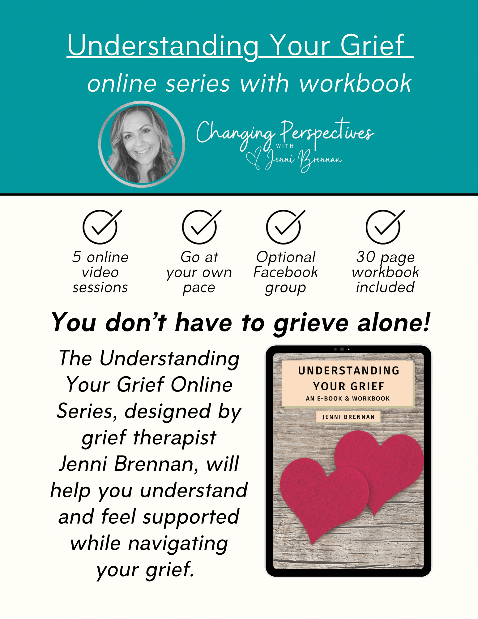 Understanding Your Grief Online Series AND E-book/Workbook - Payhip