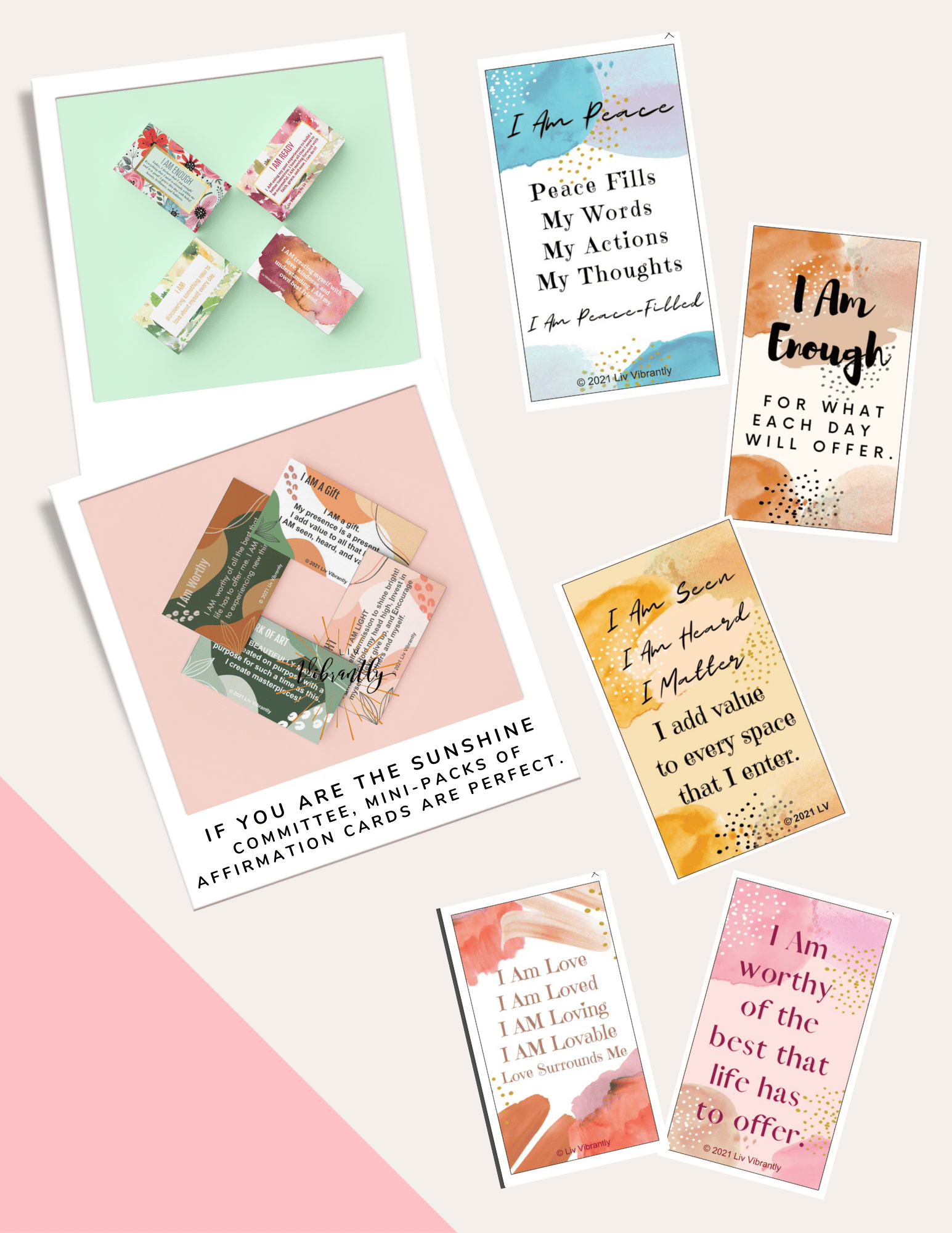 Shareable Affirmation Card Bundles - Payhip