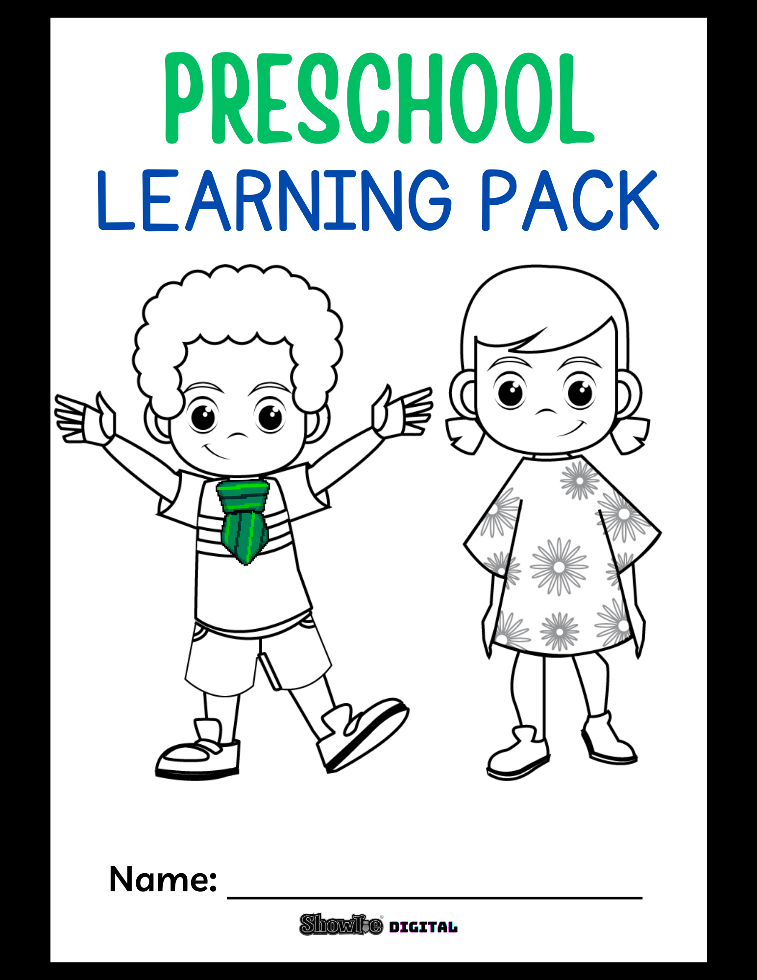 Preschool Learning Pack (18 pages) - Payhip