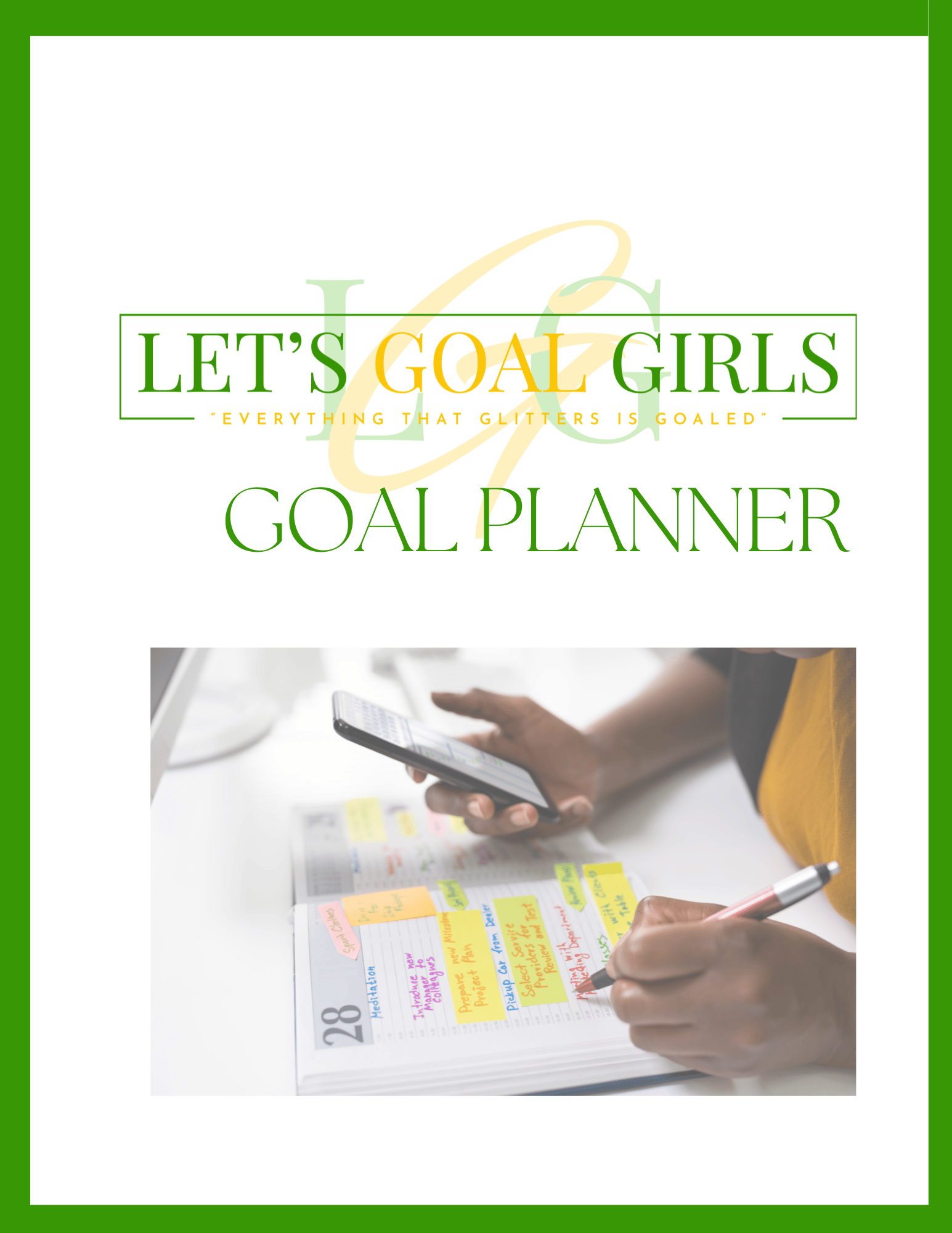 Let's Goal Girls Goal Planner - Payhip