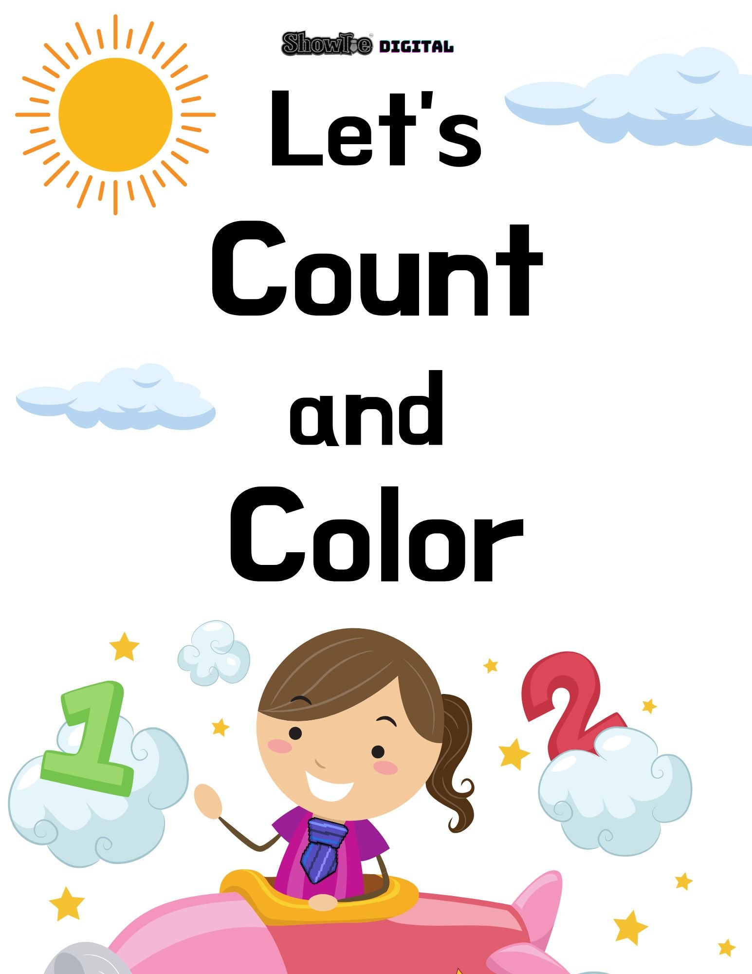 Let's Count & Color (11 Pages) - Payhip