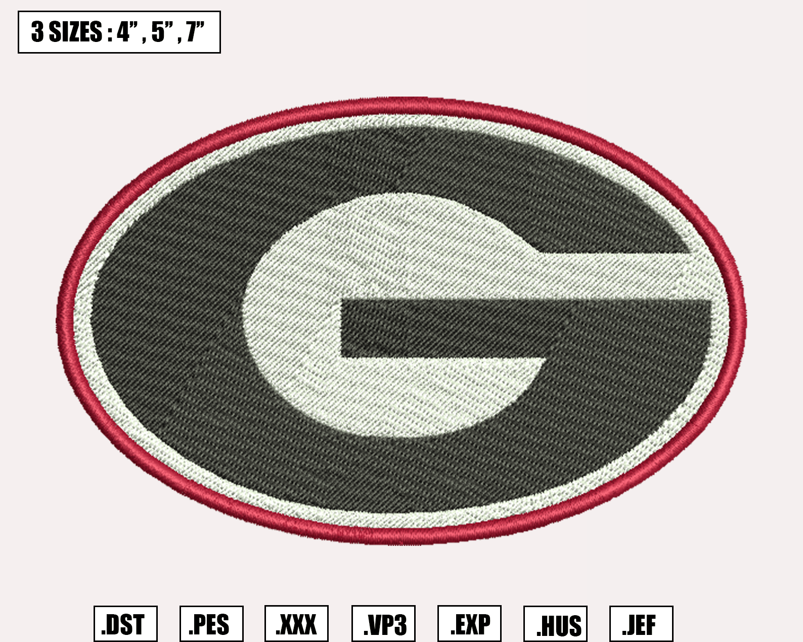 Georgia Bulldogs Embroidery Design, NCAA Teams Embroidery Design ...