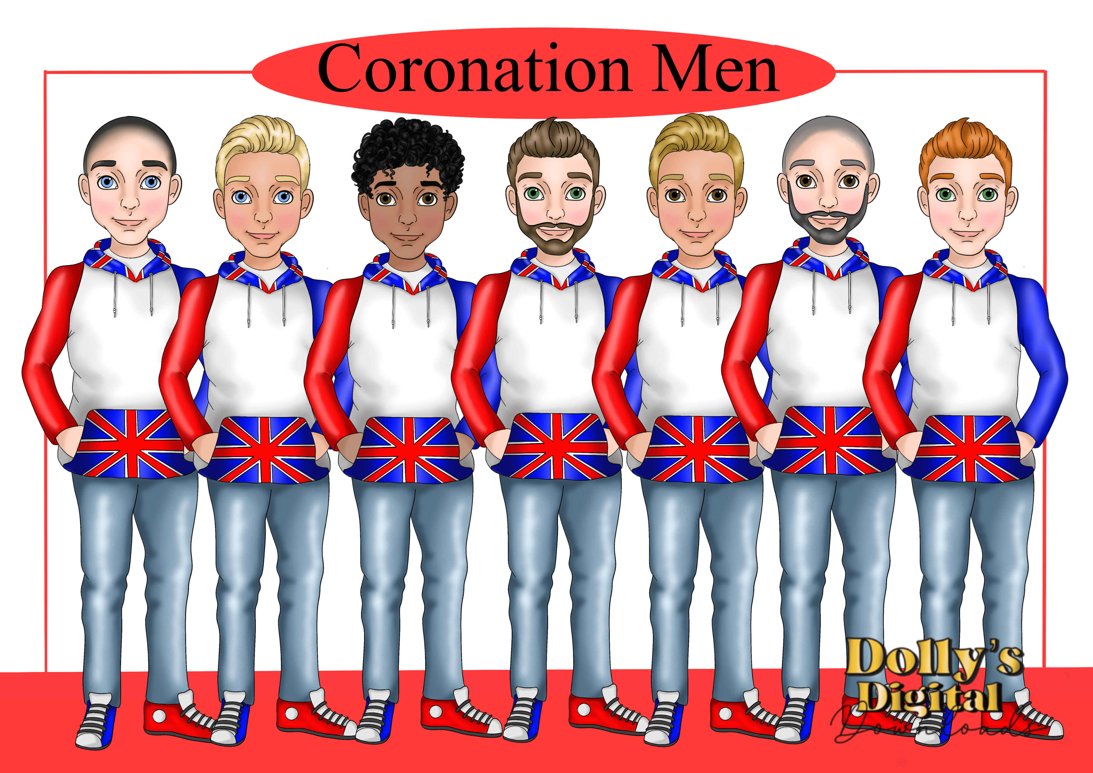 Coronation Men Character Bundle - Payhip