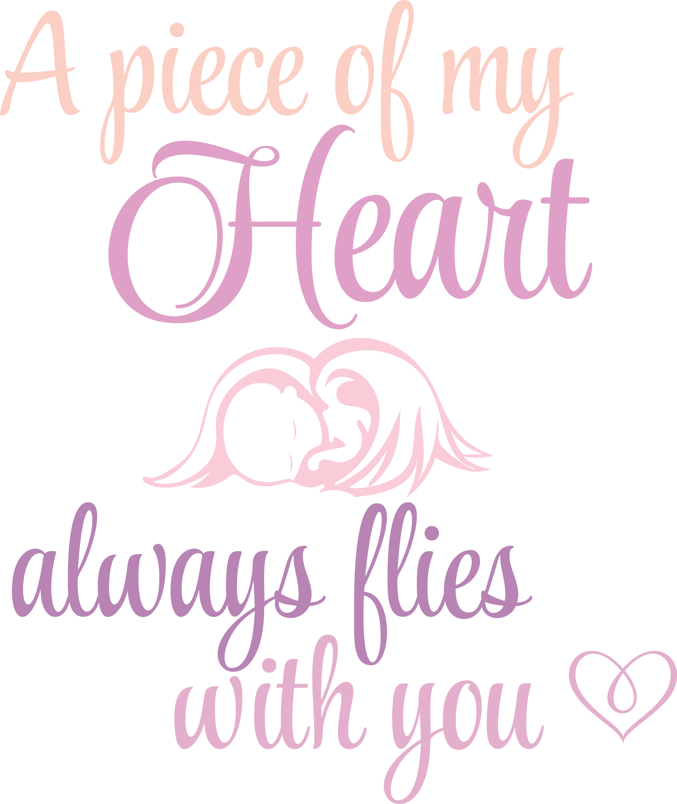 A piece of my Heart pink - Payhip