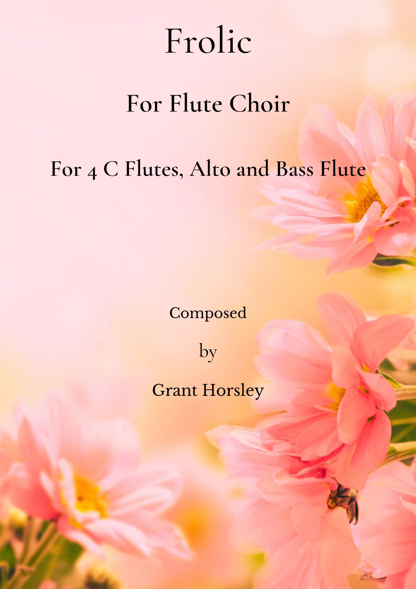 "Frolic" For Flute Choir