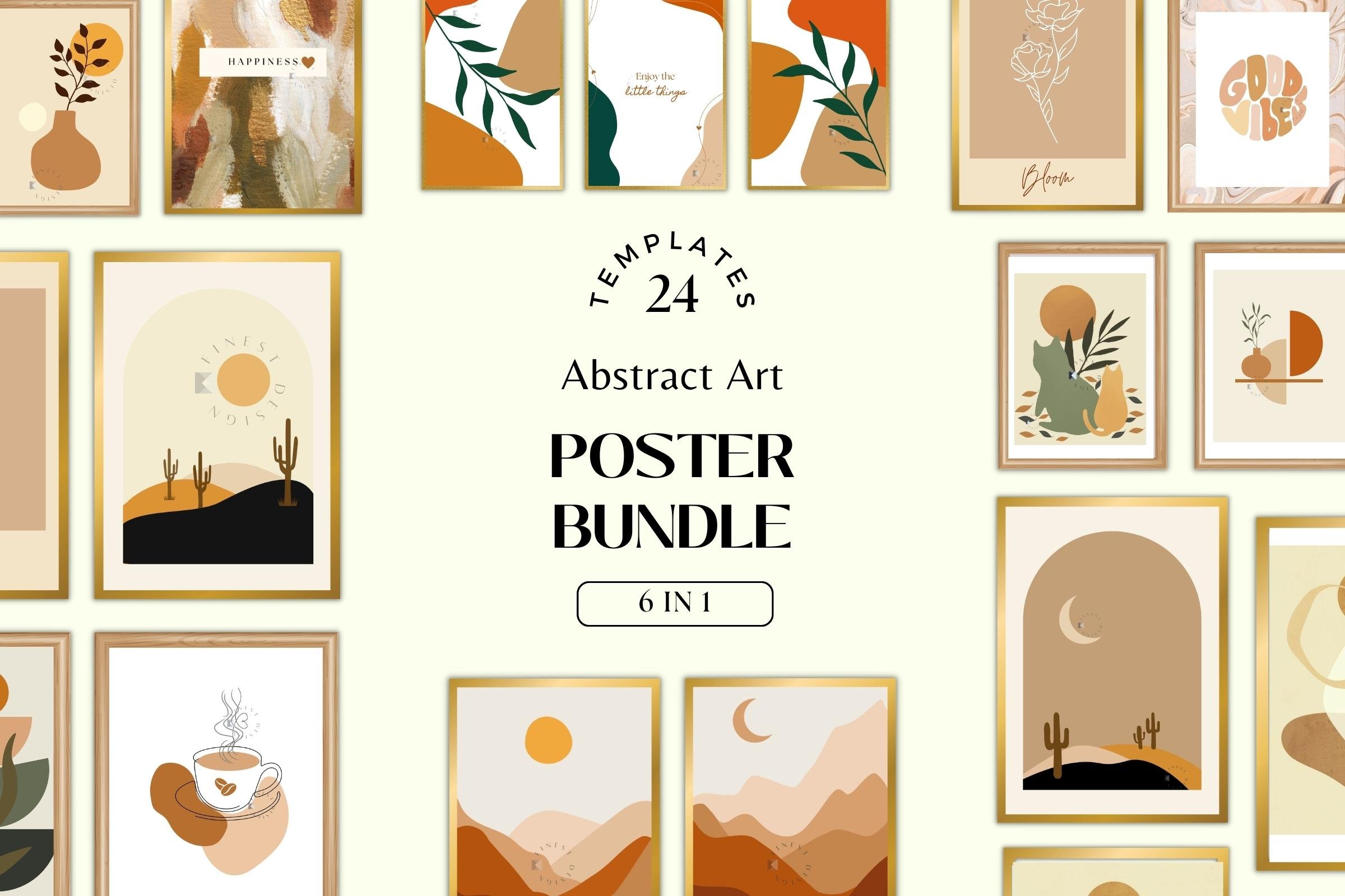 Abstract Wall Art Poster Bundle - Payhip