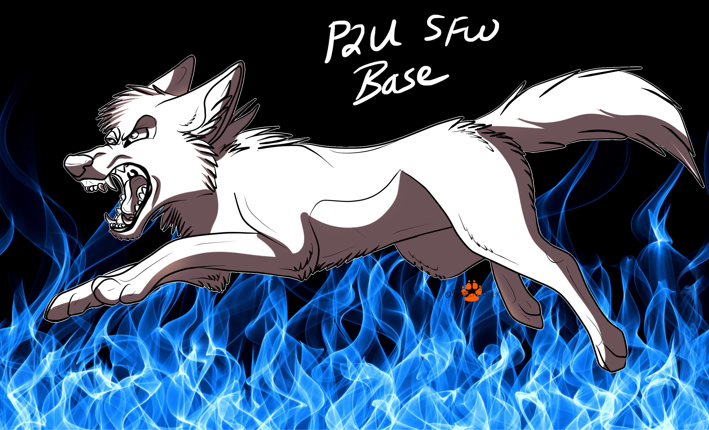Feral canine wolf base - Payhip