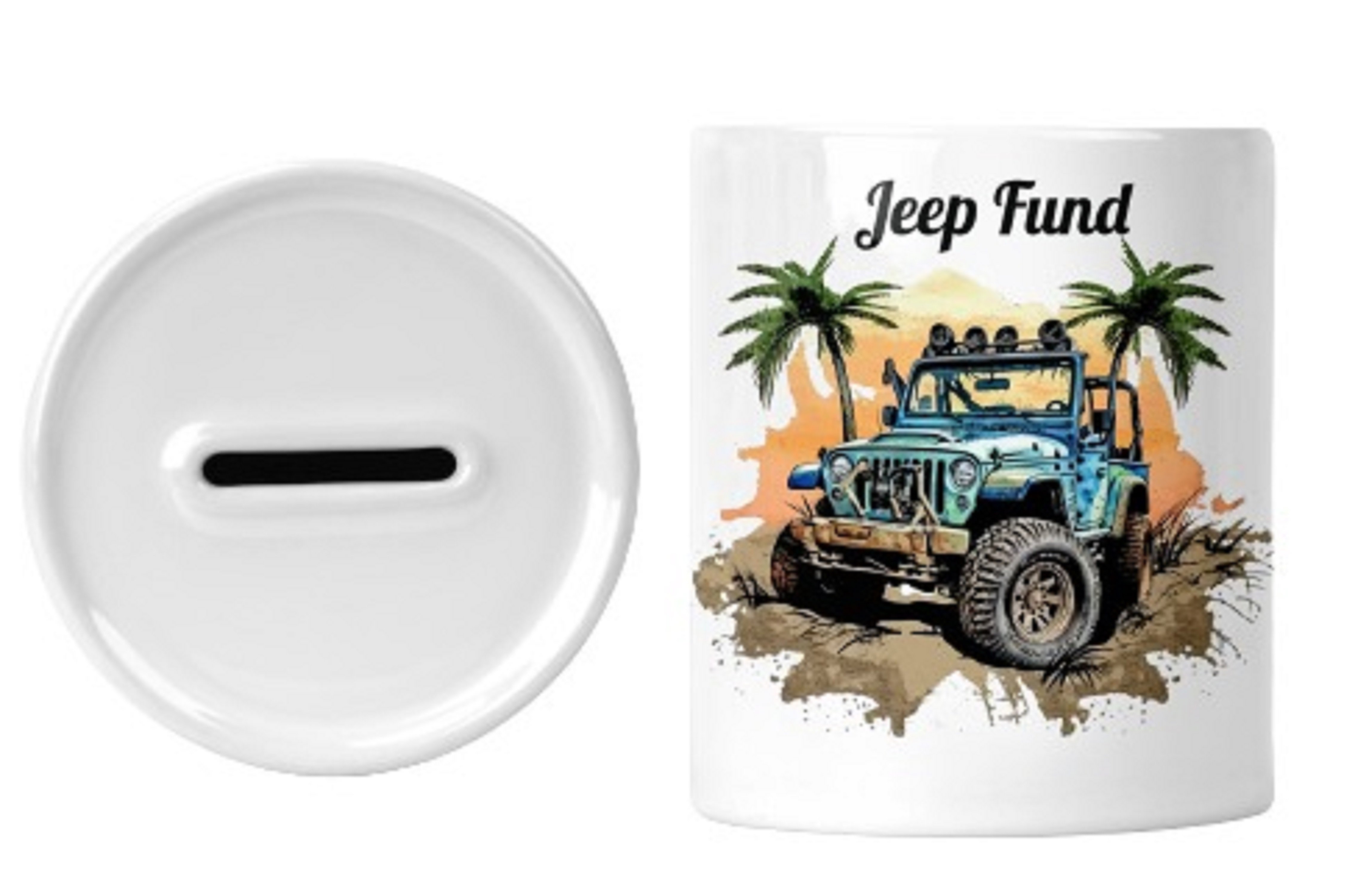 Personalised Jeep Money Box - Payhip