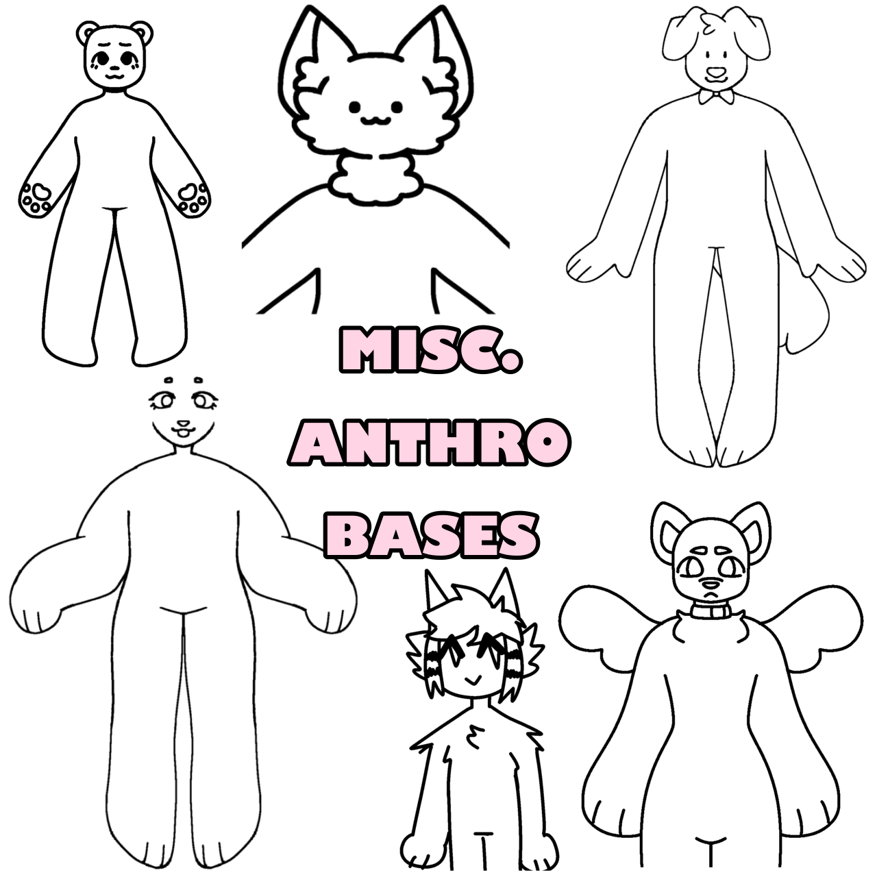 Misc. Anthro Bases - Payhip