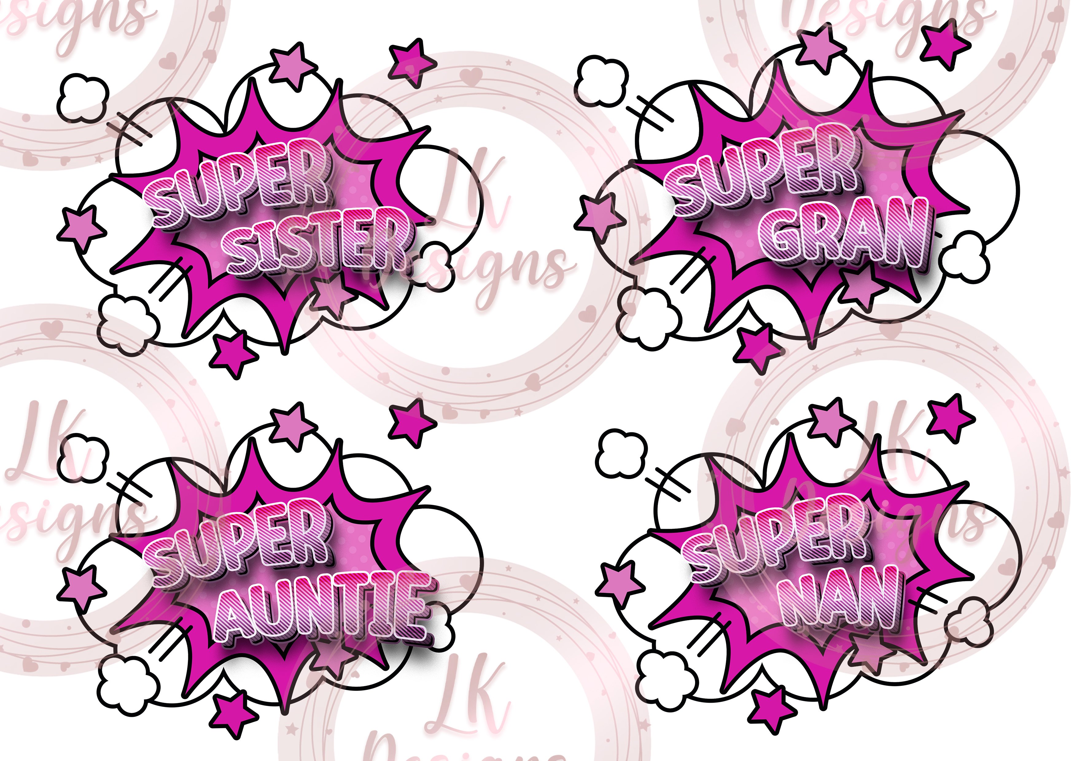 Super female add on- Sister, Auntie, Gran, Nan - Fixed pngs - Payhip