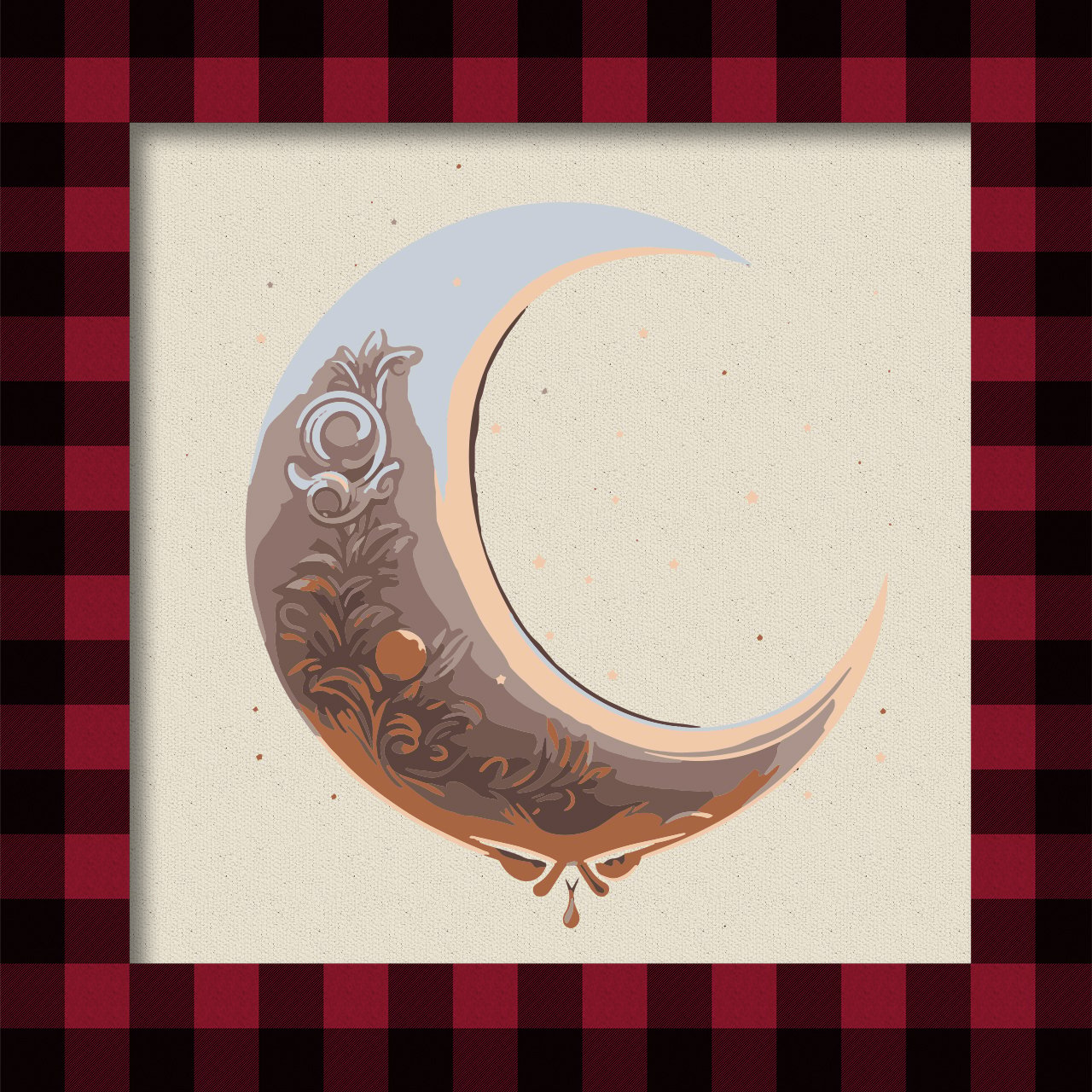 Moon and Stars Quick Crest (Vector Art EPS) - Payhip