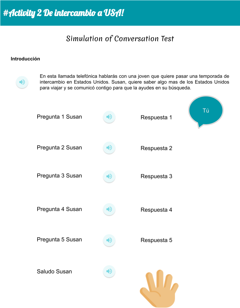 CONVERSATION PRACTICE TESTS U2 | AP SPANISH LANG. & CULTURE EXAM