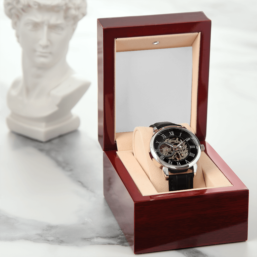 Men's Openwork Watch - Unique Father's Day Gift - Payhip