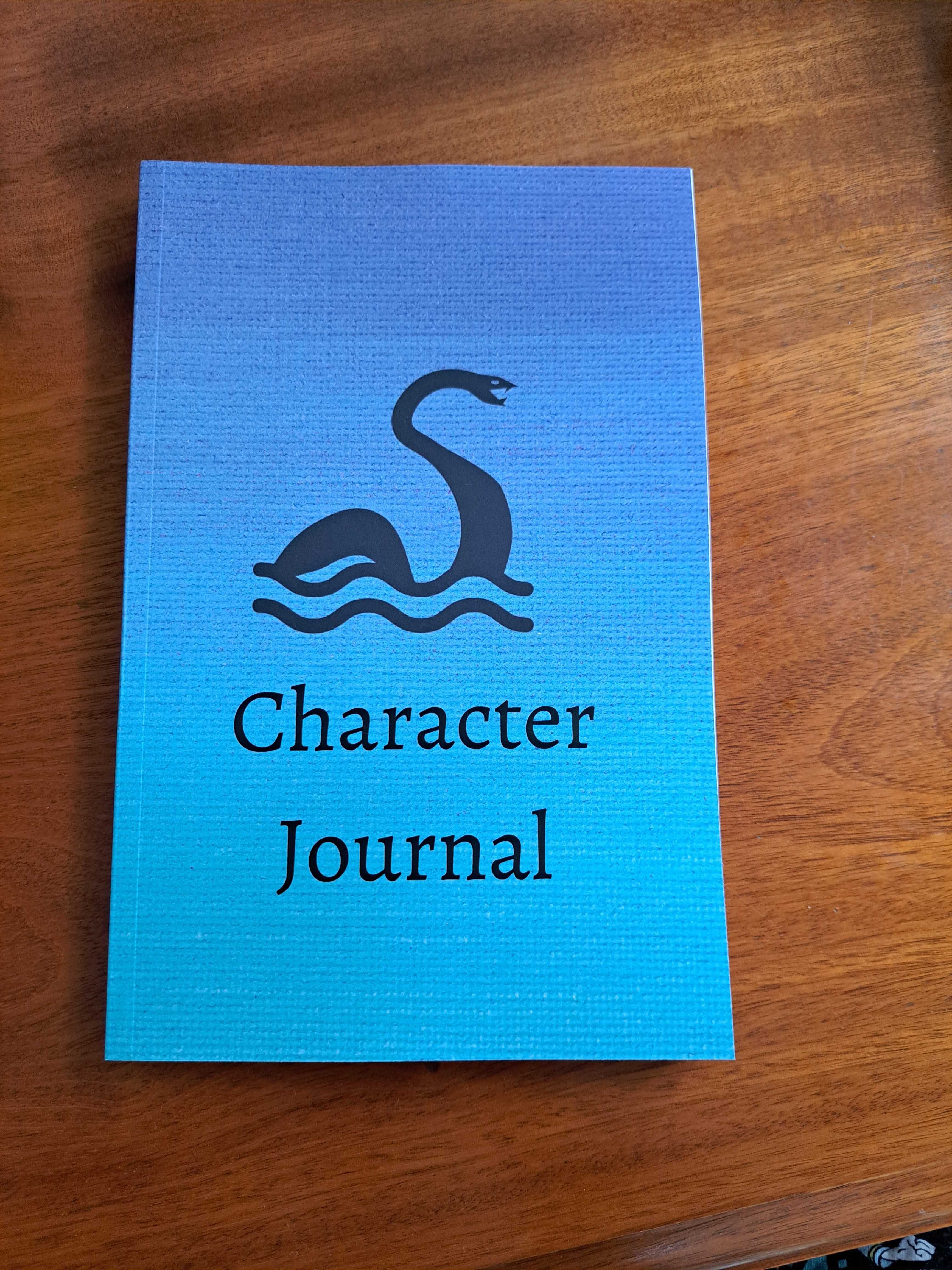 Character journal for tabletop gaming - blue sea monster - Payhip