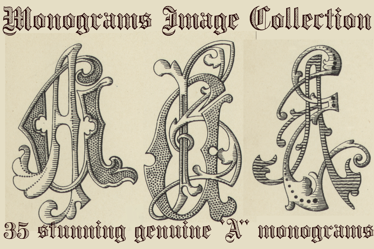 Monocracy Monograms Collection - Payhip