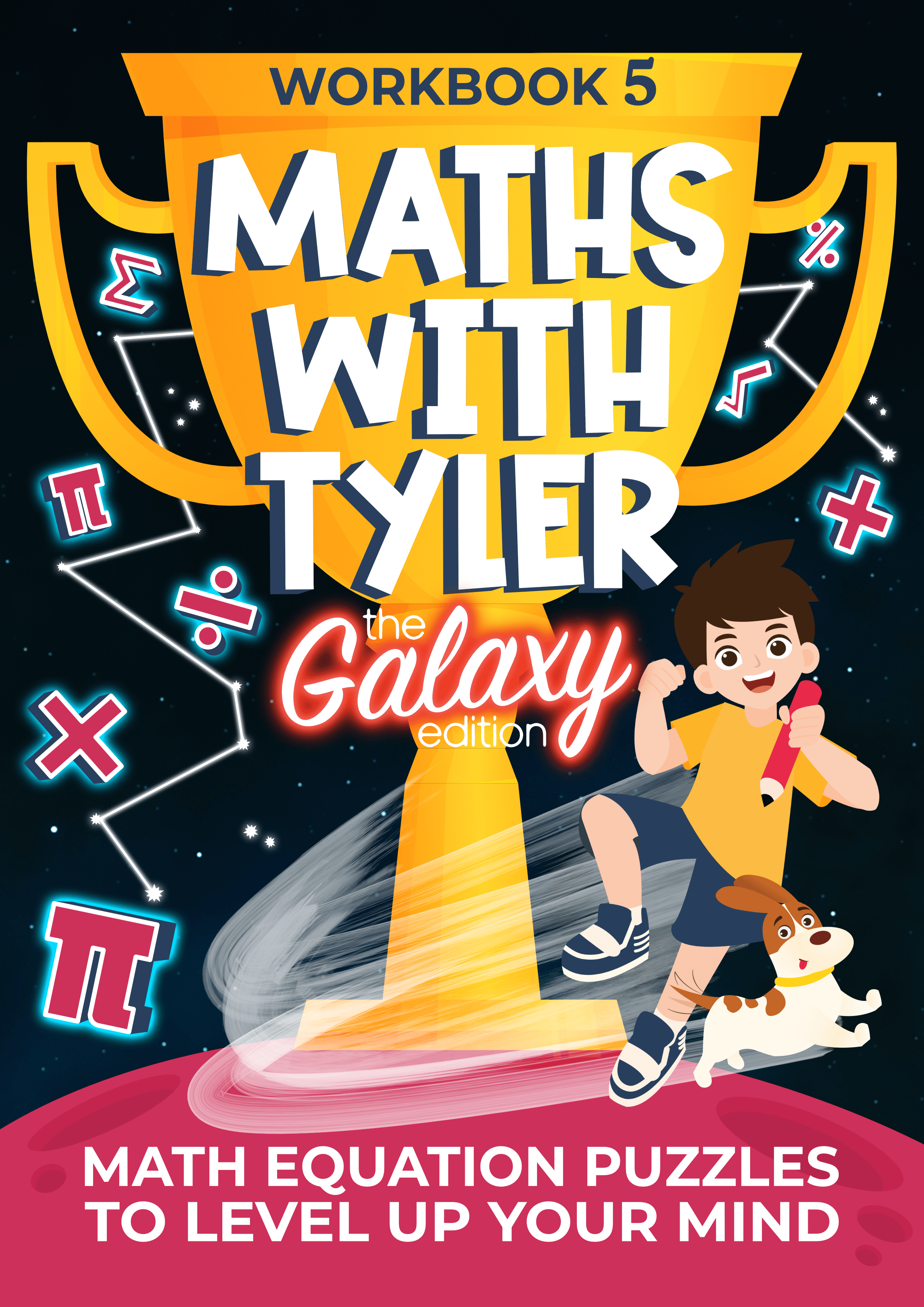 Maths With Tyler: Galaxy Series (Workbook 5) | Math Equation Puzzles To ...