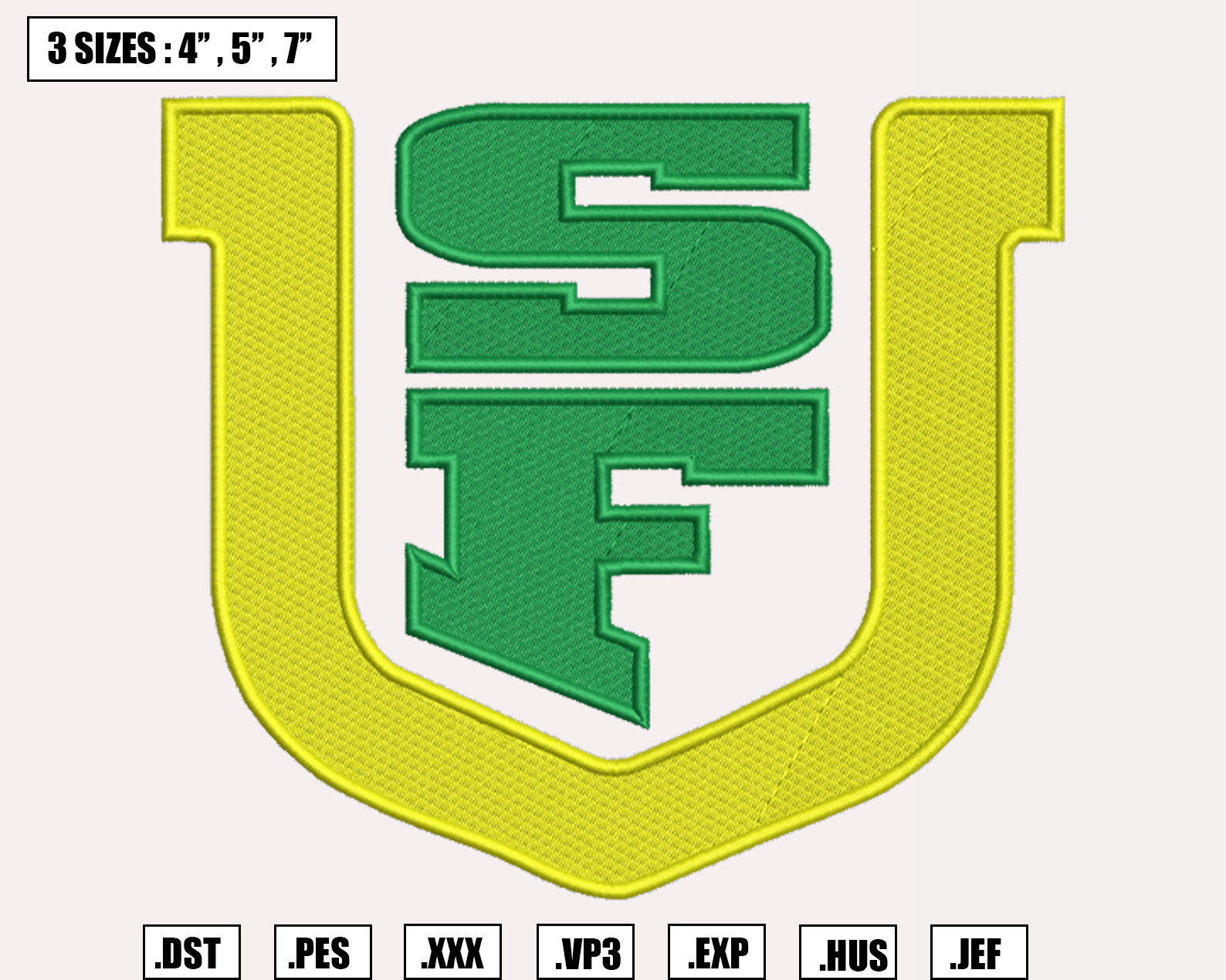 San Francisco Dons Embroidery Designs, NCAA Logo Embroidery Files, NCAA ...