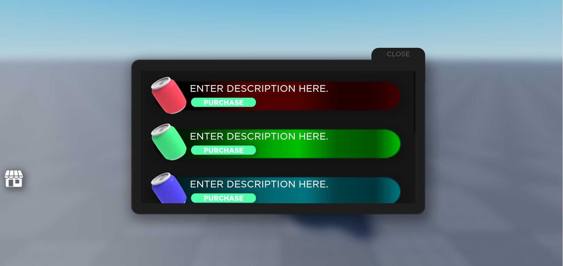 Basic Store UI – Customizable Gamepass Shop Interface - Payhip