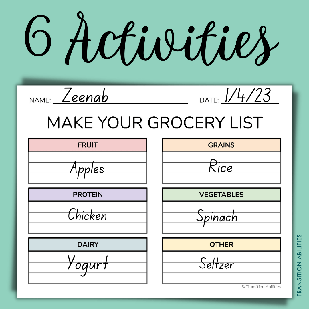 Myplate Activities | Healthy Meal Plan | Nutrition Printables