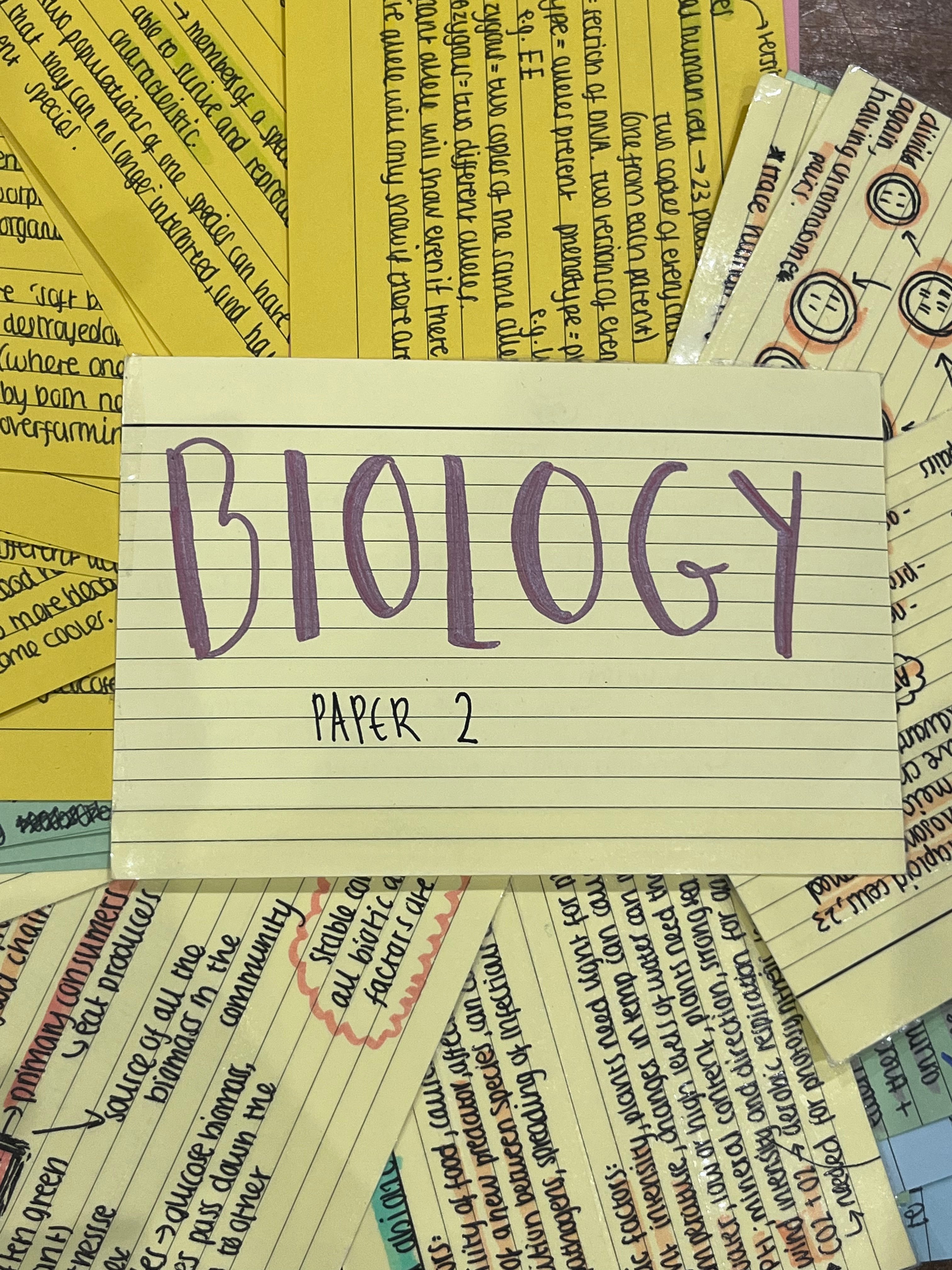 GRADE 9 BIOLOGY PAPER 2 FLASHCARDS - Payhip