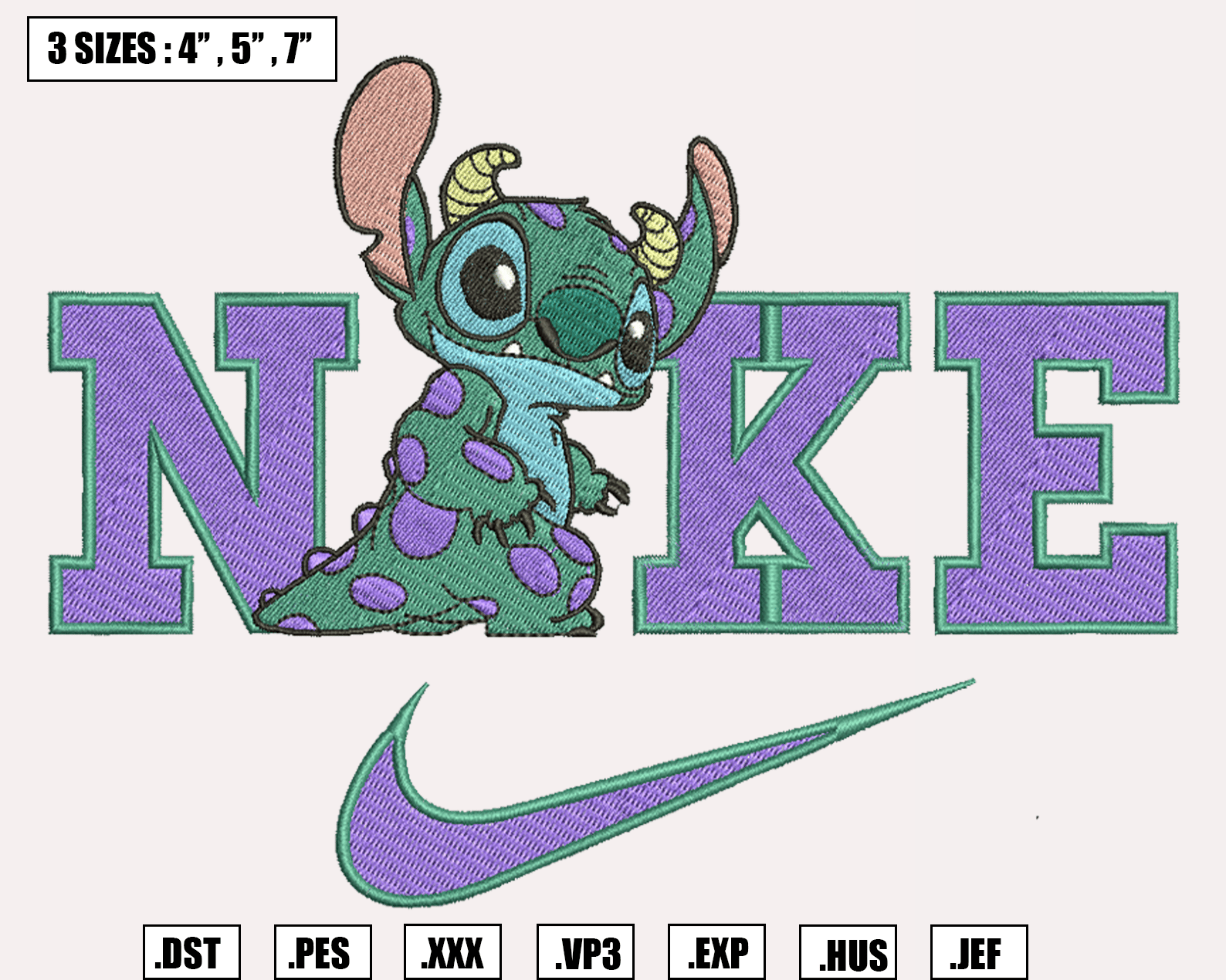 Nike X Stitch Embroidery Embroidery Design, Lilo And Stitch Embroidery ...