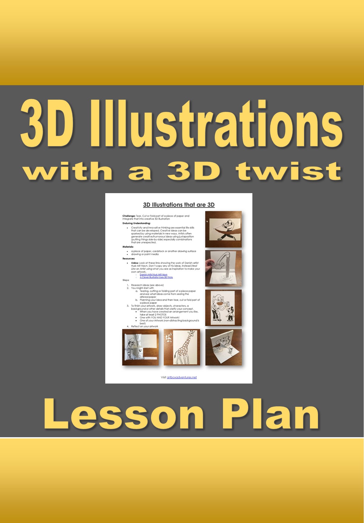 3D Illustrations with a 3D Twist Lesson Plan - Payhip