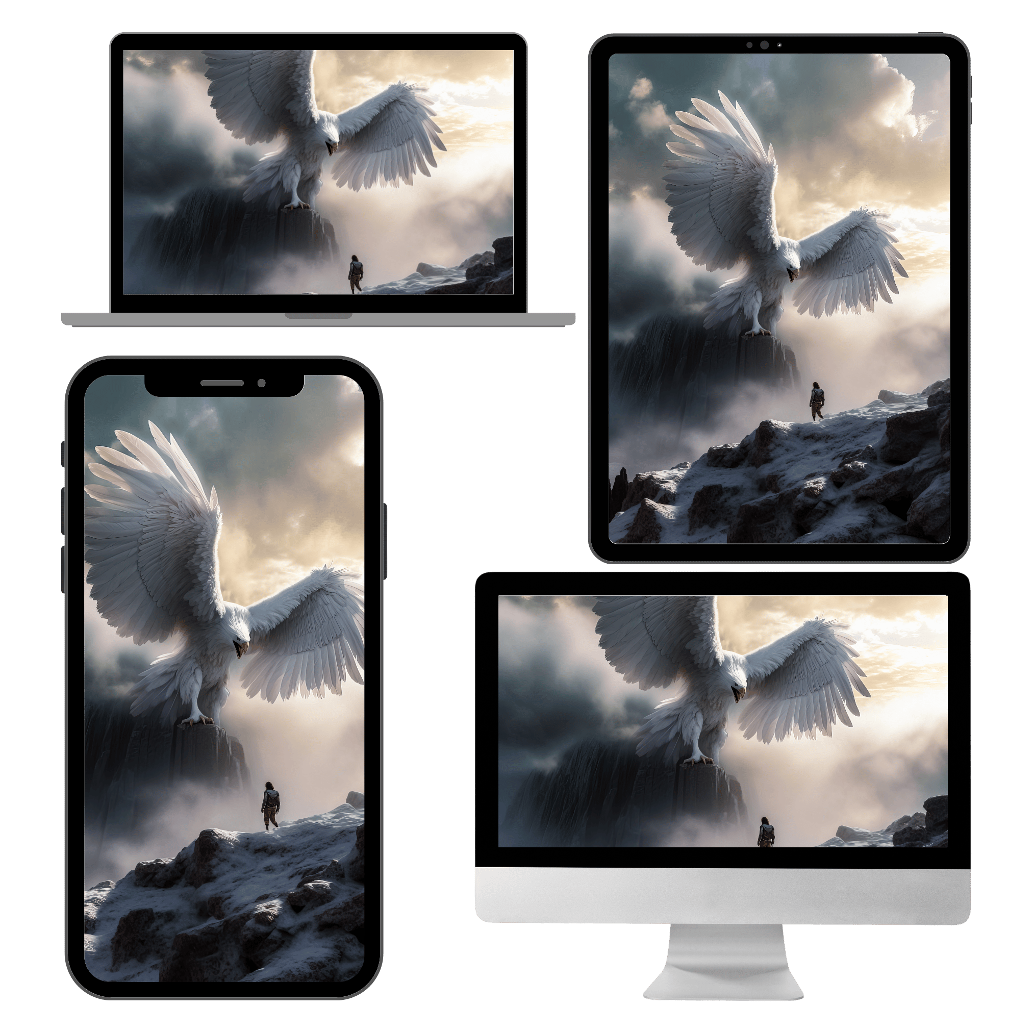 Mythical Bird Phone/Desktop/Tablet Wallpaper 4k - Payhip