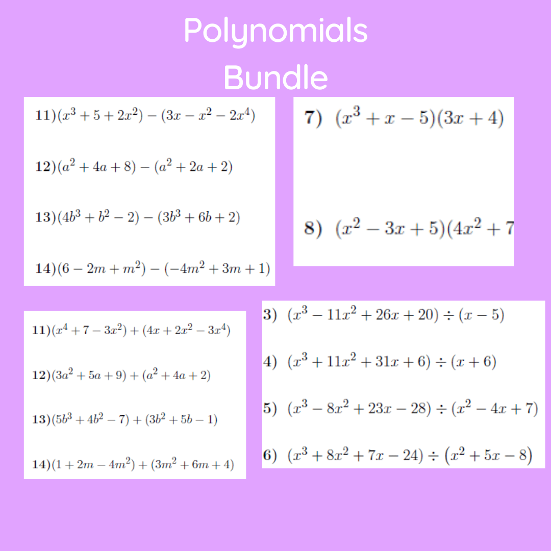 Polynomials Bundle