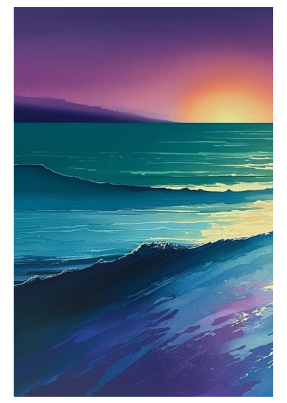 Prompt Mage - Seascape Harmony in Watercolor - Payhip