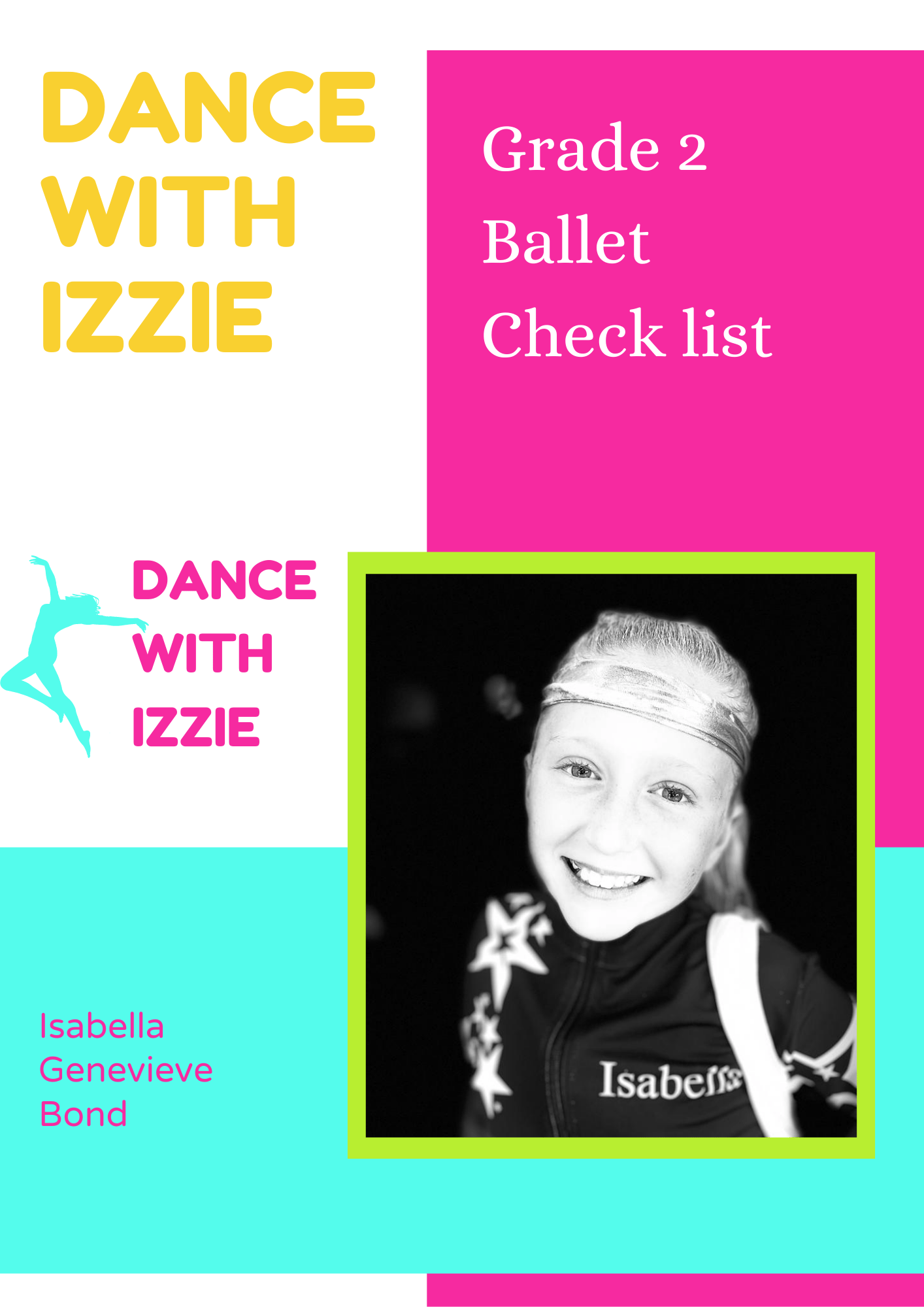 DWI Grade 2 Ballet Check list - Payhip