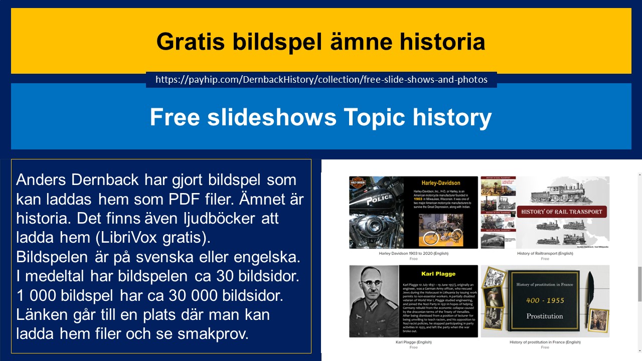 Slideshow Store Gratis bildspel 2023 - Payhip