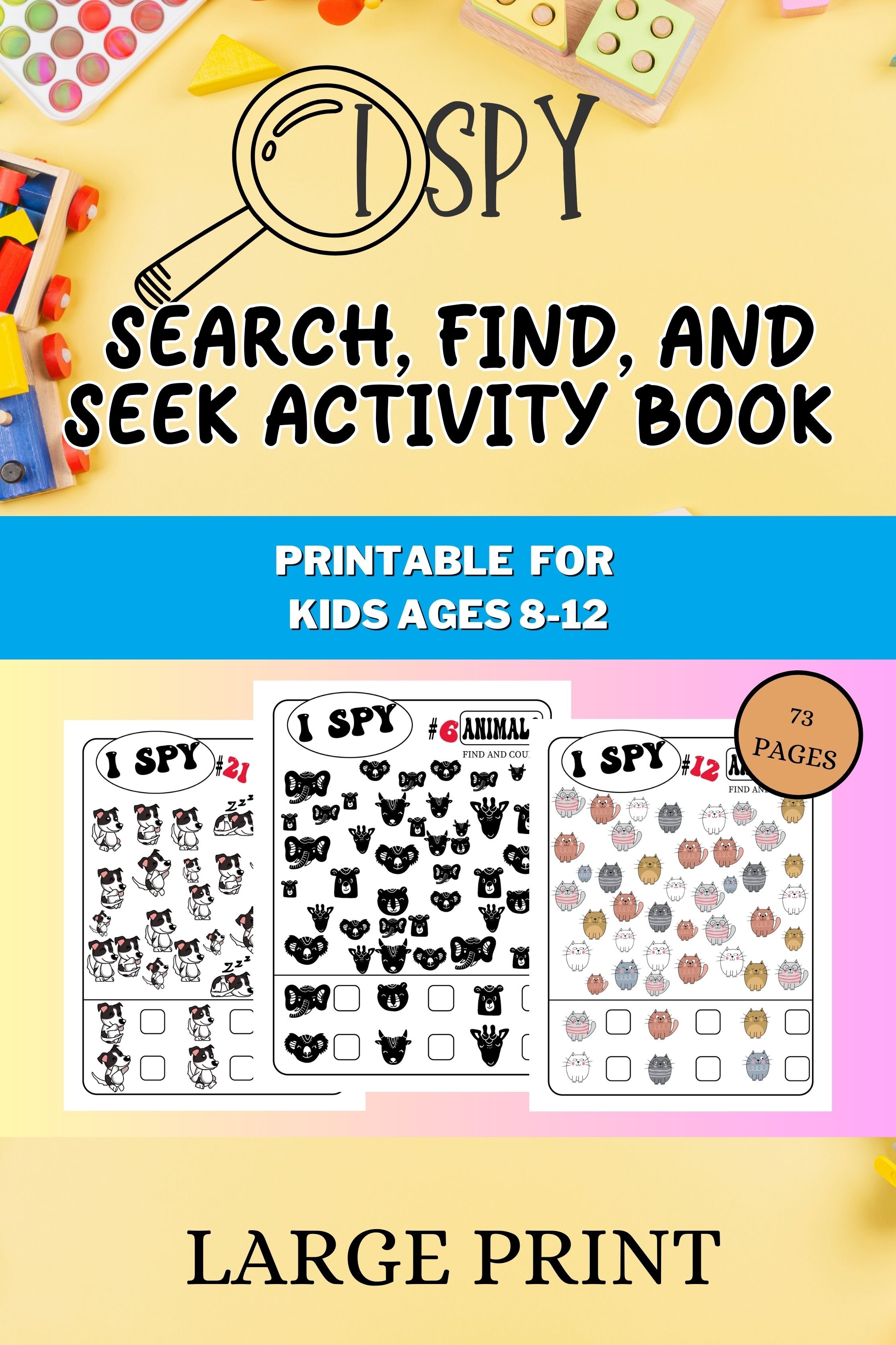 I Spy: Search, Find, and Seek Activity Book - Payhip