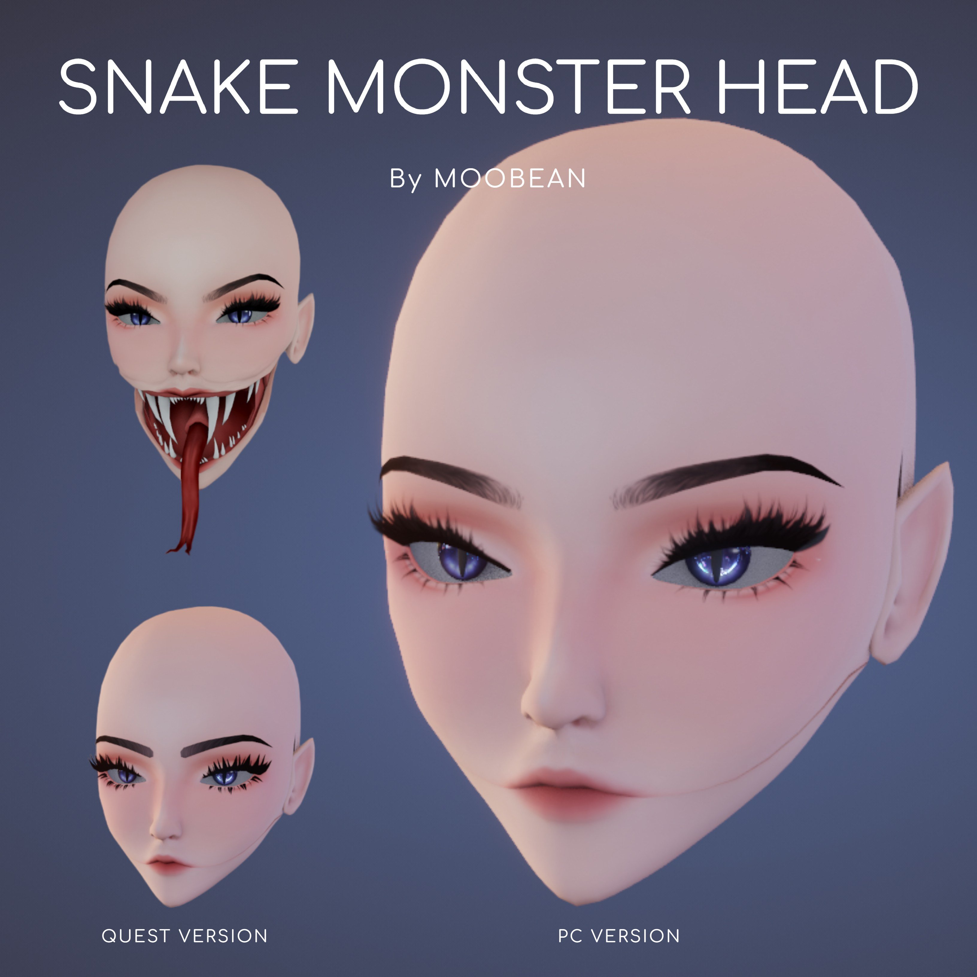 Snake Monster Head - Payhip