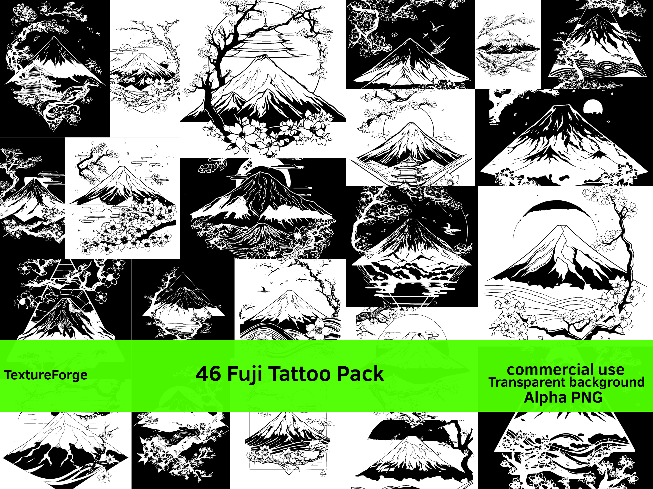 Fuji Tattoo Pack - Payhip