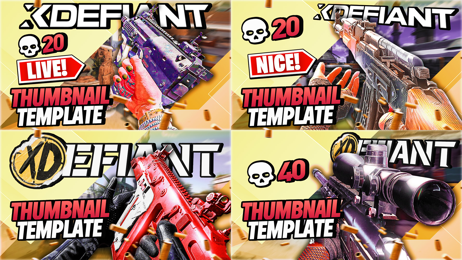 XDEFIANT BETA THUMBNAIL TEMPLATE - Payhip