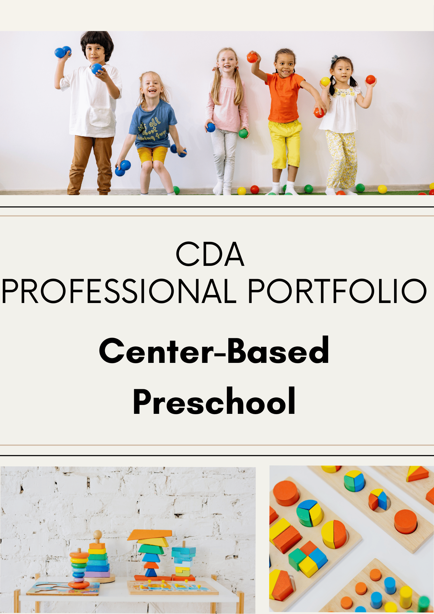 Get It Done! Center-Based Preschool CDA Portfolio - Payhip