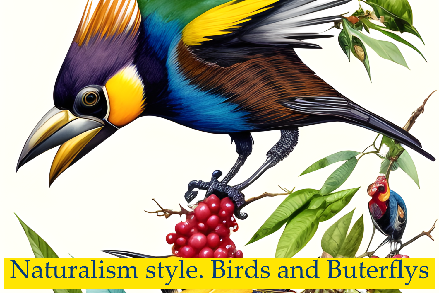 Naturalism Birds and Buterflys - Payhip