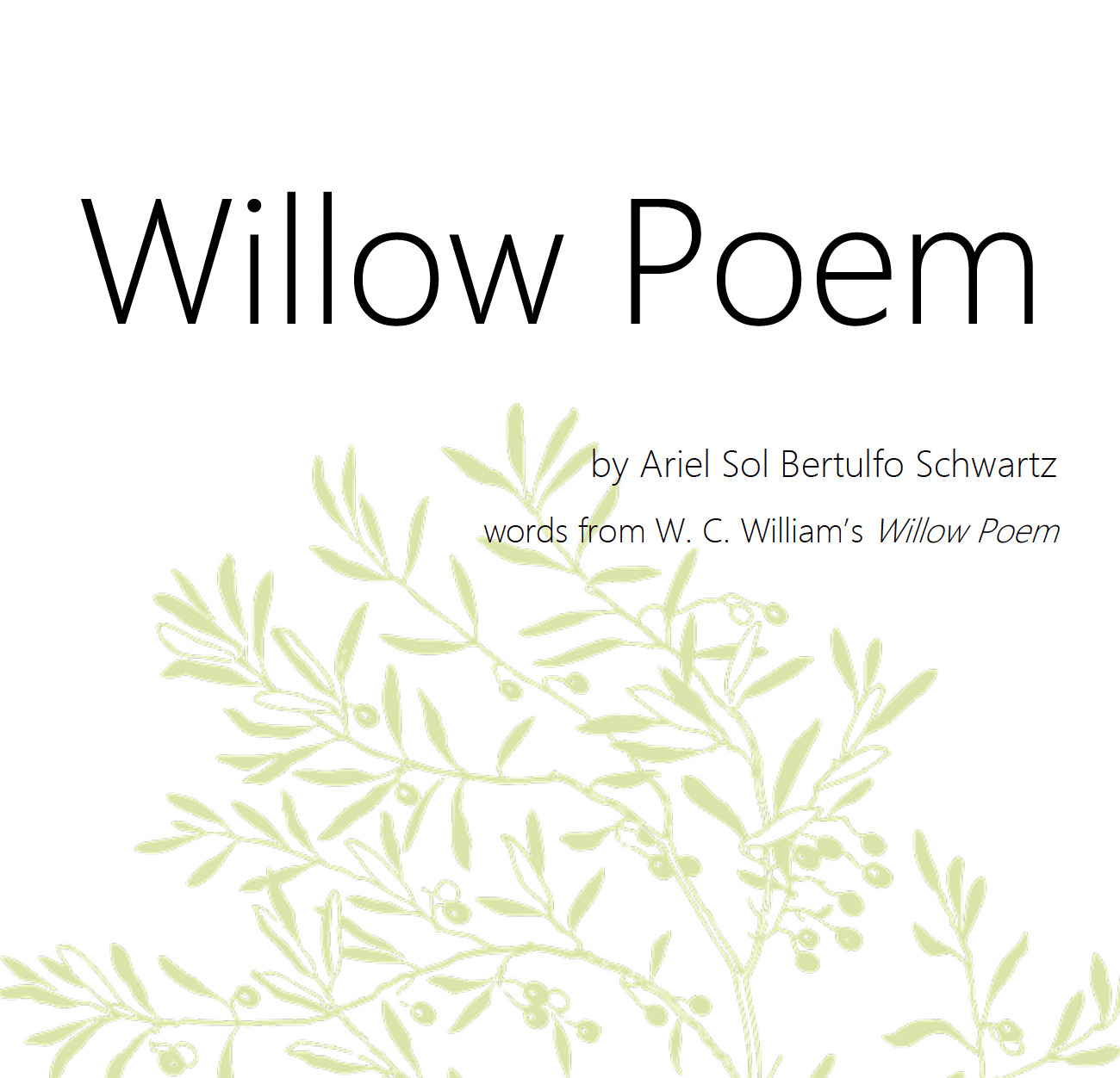 Willow Poem - Payhip