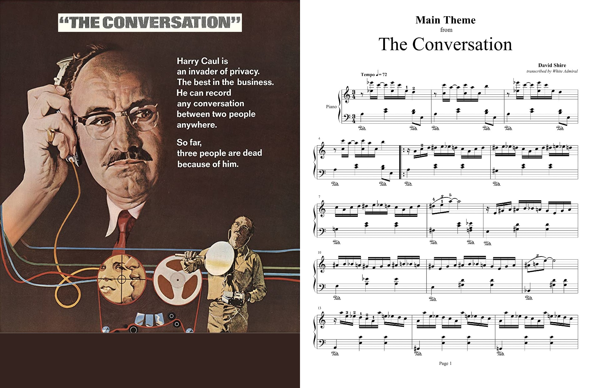 The Conversation (1974) - Main Theme