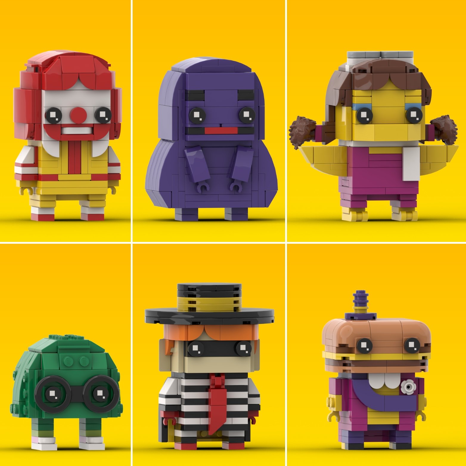 McDonald's Custom Brickheadz Instructions BUNDLE - Payhip