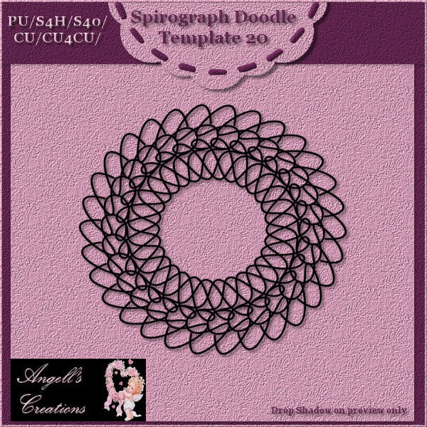 Spirograph Template 20