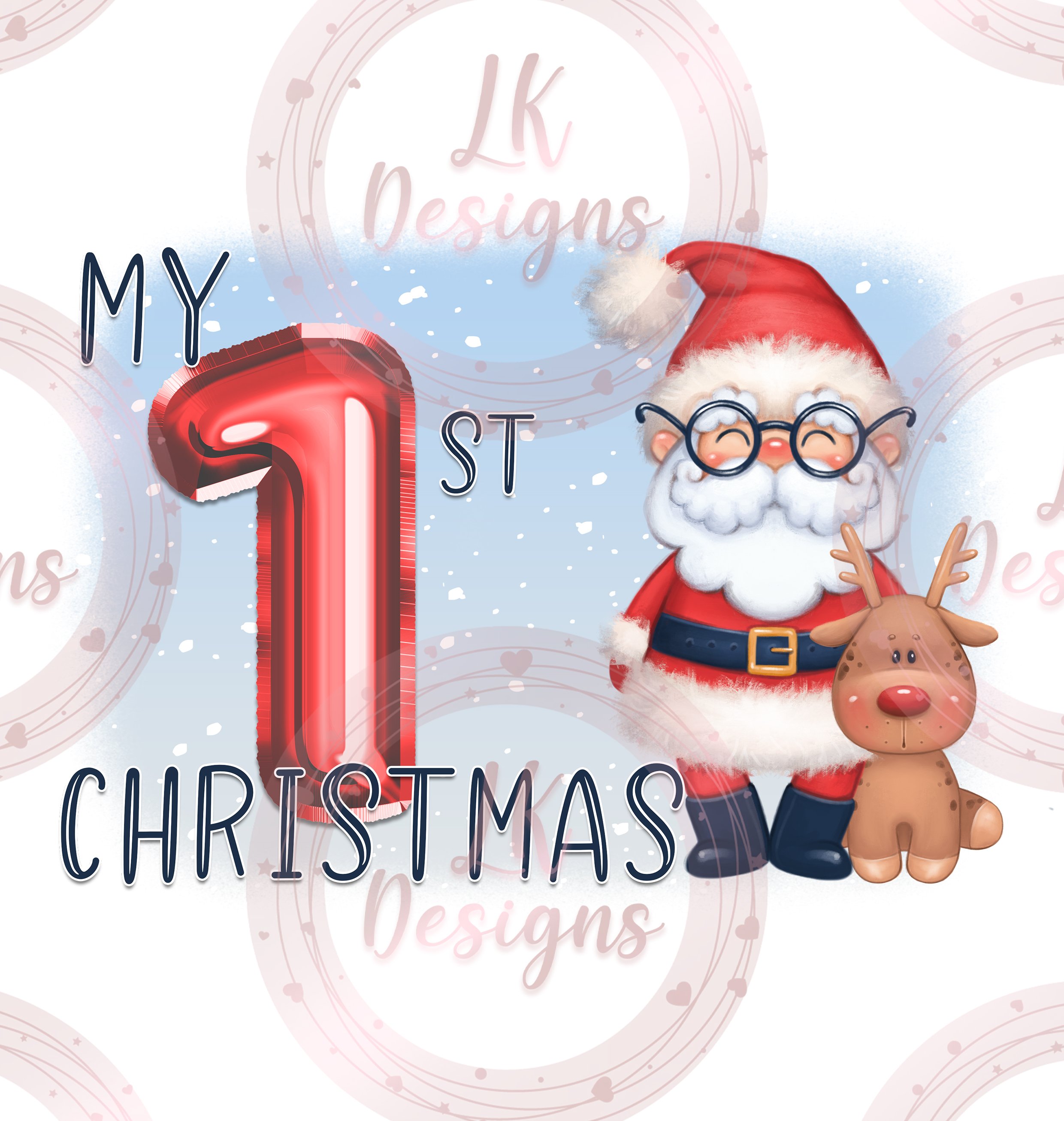 My 1st Christmas Santa- Fixed Text - Payhip