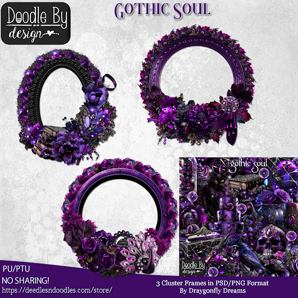 Gothic Soul Cluster Frames