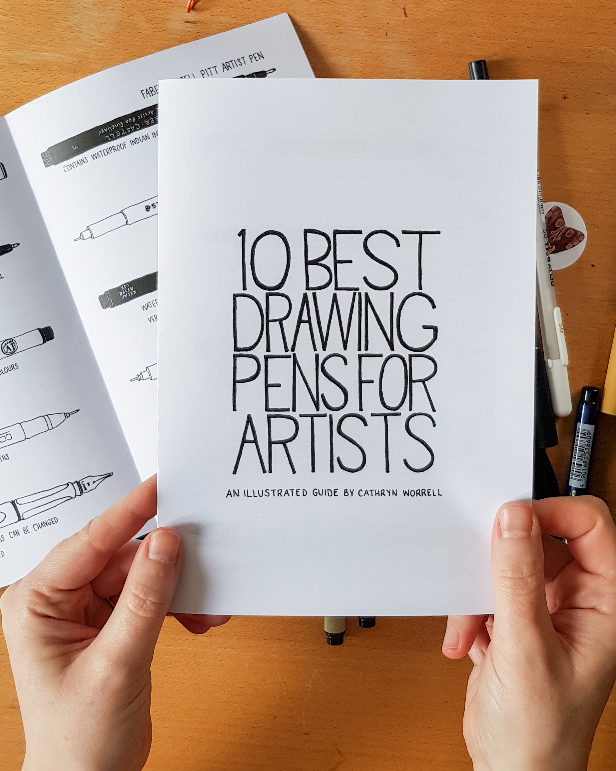 10 Best Drawing Pens for Artists, illustrated artists guide - Payhip